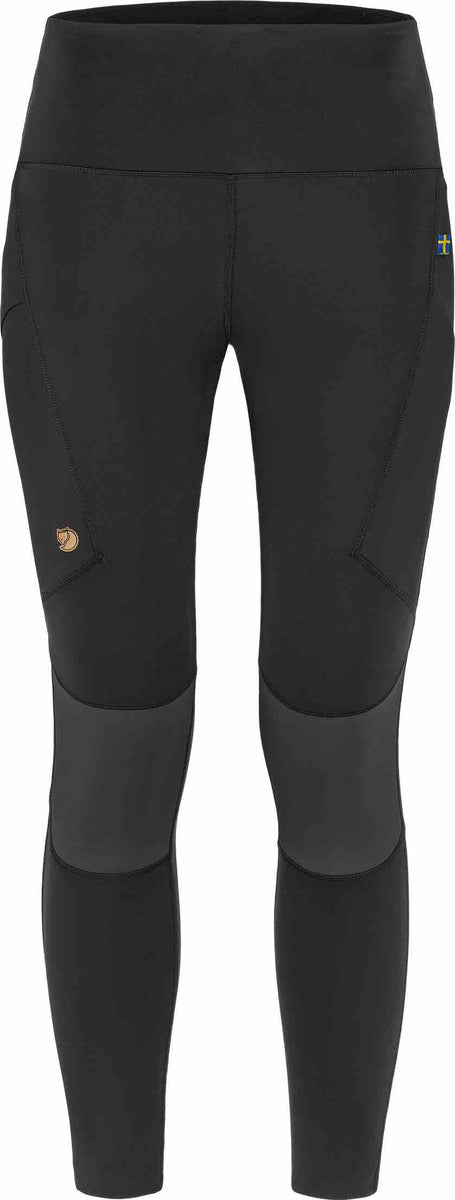 Fjallraven Abisko Trekking Tights Pro W 84771 550 048 Black Iron Grey ...